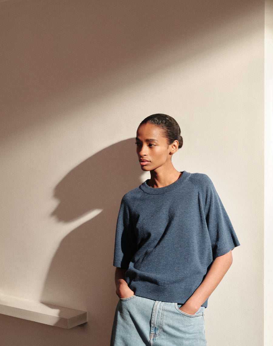 The WEEKEND Collection | Casual Luxury Knitwear | Navygrey | Navygrey